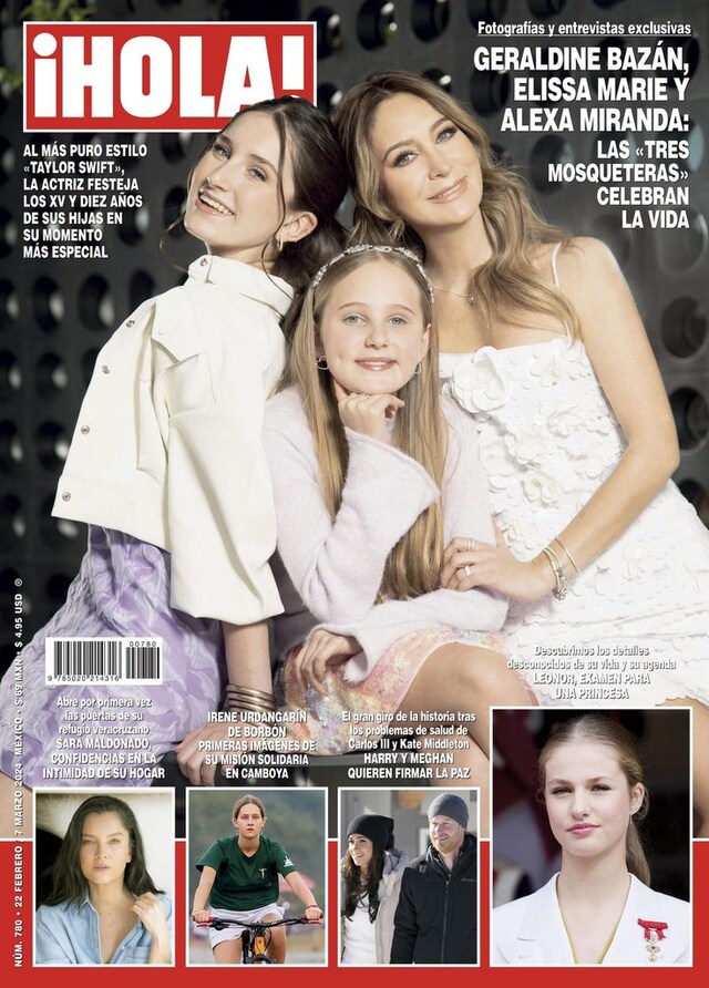 En ¡HOLA!, Geraldine Bazán, Elissa Marie y Alexa Miranda: las ‘tres mosqueteras’ celebran la ...
