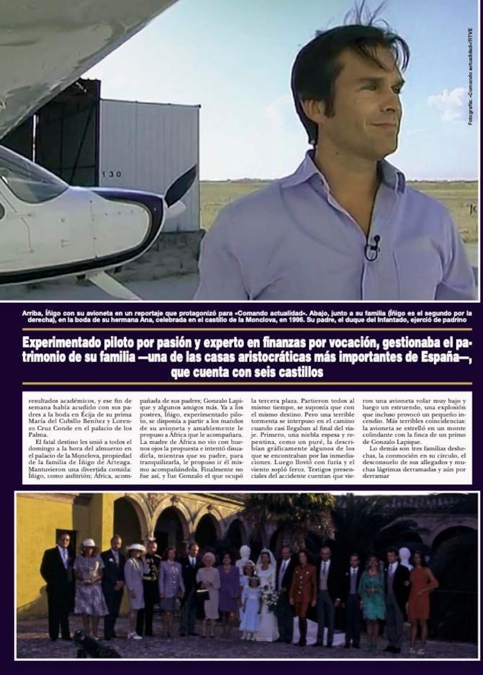 Íñigo de Arteaga: se cumplen diez años de su trágica muerte