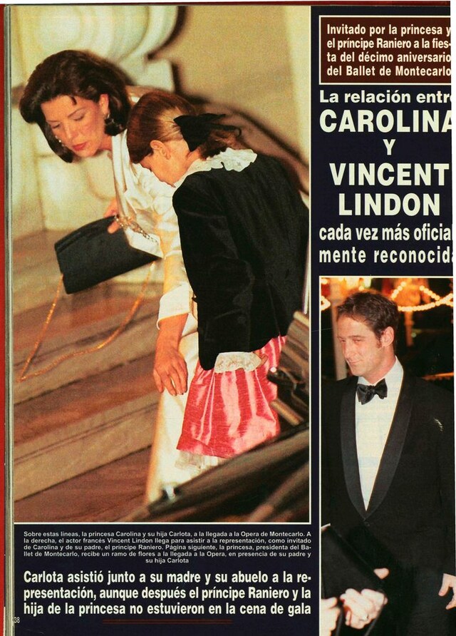 Carolina de Mónaco y Vincent Lindon: la historia de su romance