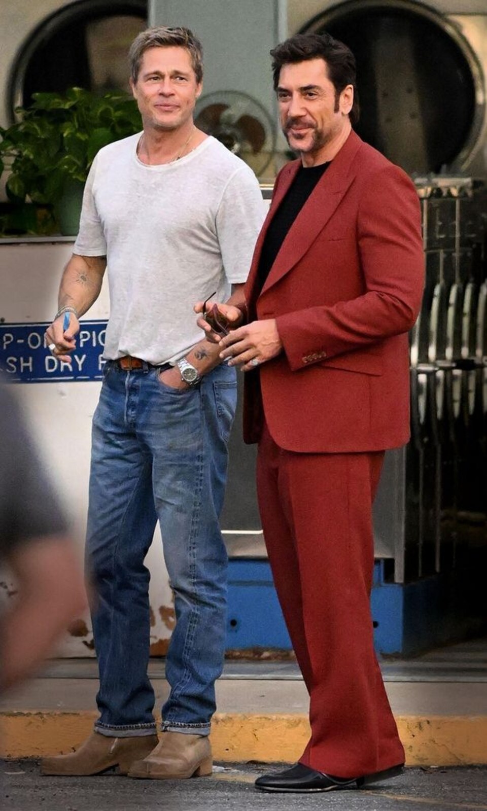 La sorprendente amistad de Brad Pitt y Javier Bardem