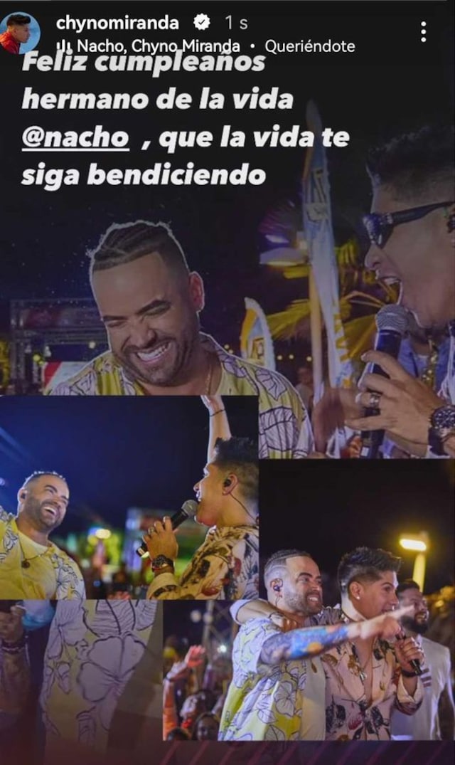 ‘Chyno’ Miranda felicita a Nacho por sus 40 años | ¡HOLA!