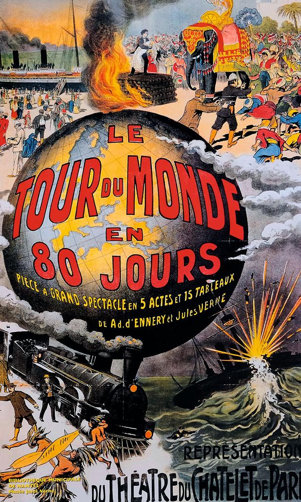 Julio Verne: el mundo en 80 días