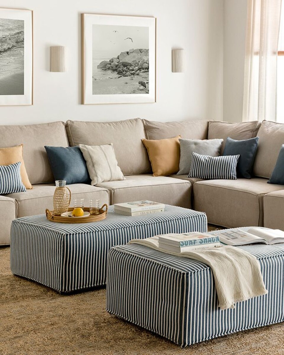 Ideas decorativas para usar las rayas en textiles y papeles