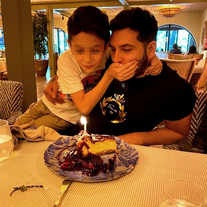 Omar Montes y su hijo, uña y carne