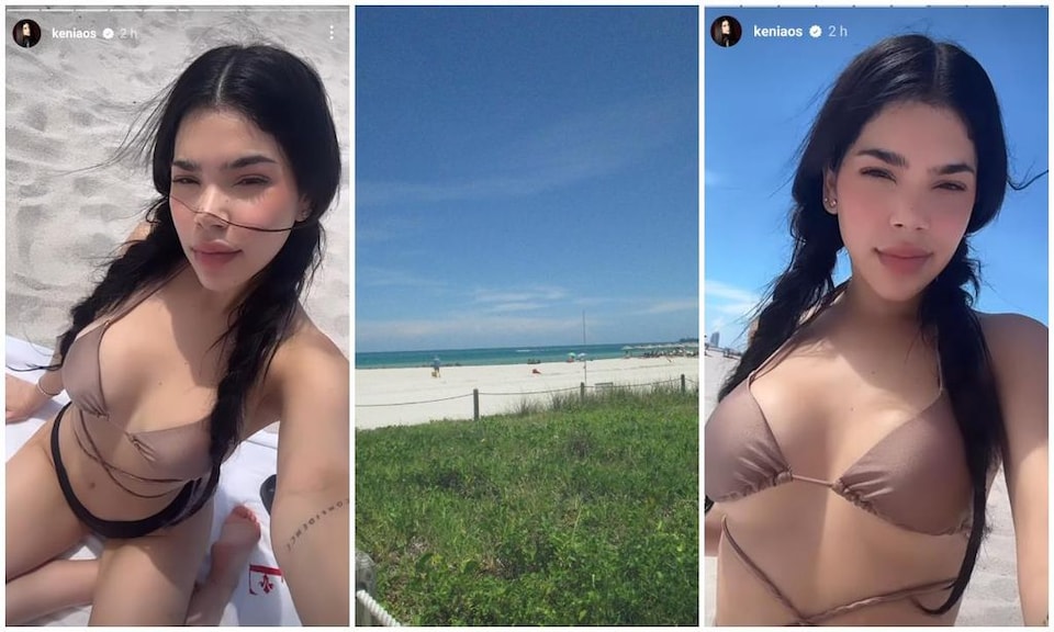 Espectacular en bikini, Kenia Os disfruta del verano en Miami | ¡HOLA!