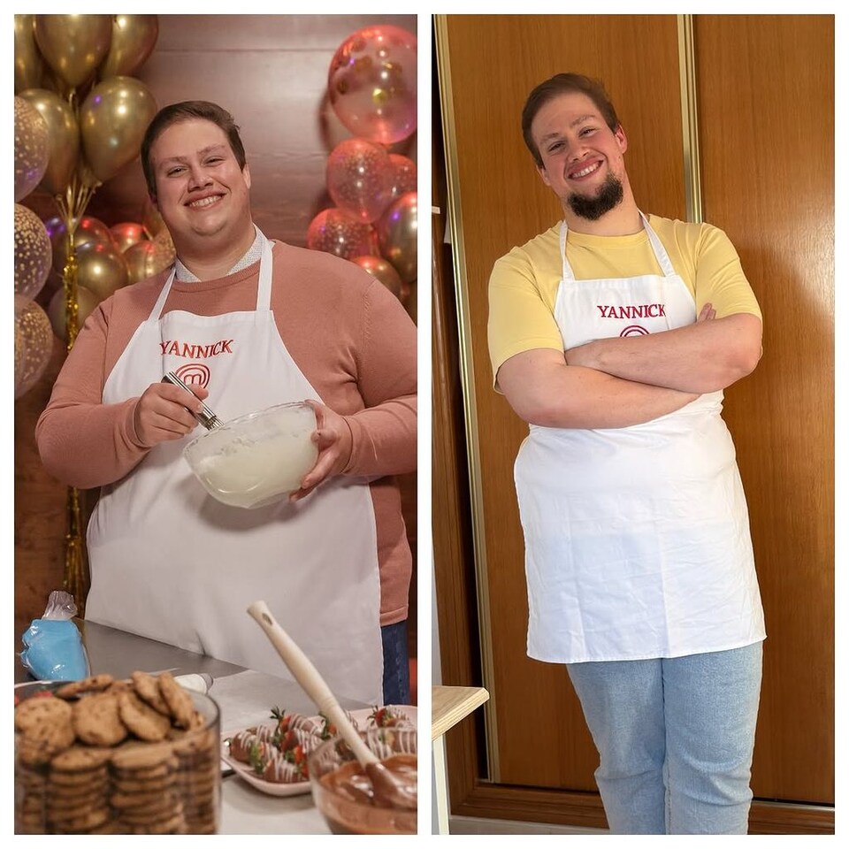El increíble cambio físico de Yannick, concursante de 'MasterChef 10', tras perder 57 kilos