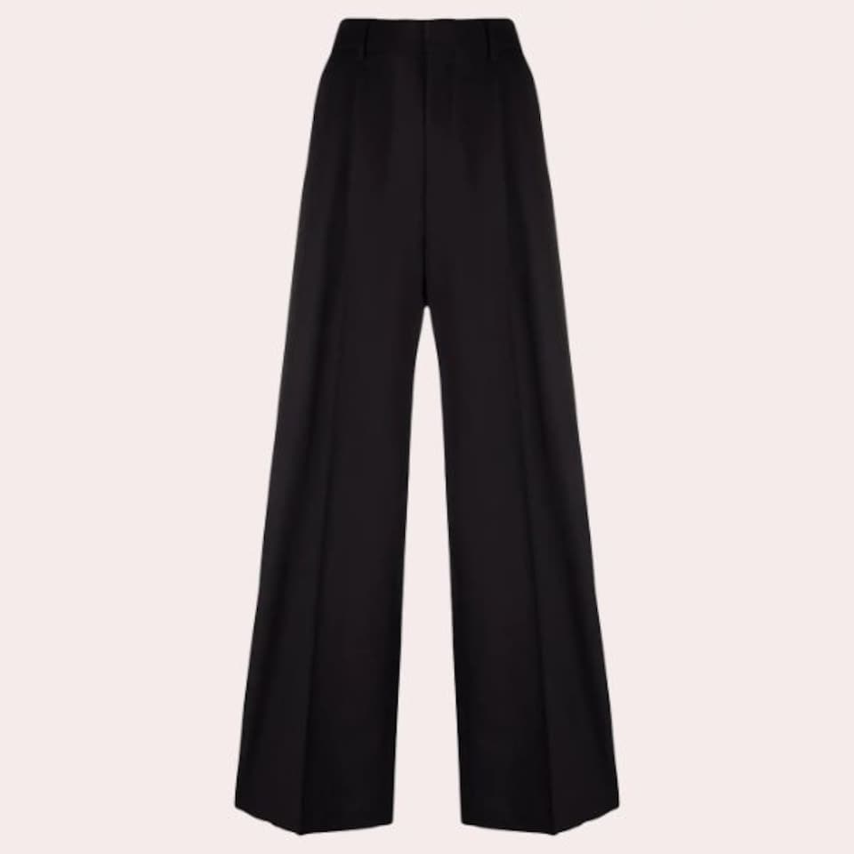 8 pantalones anchos que te harán parecer más alta