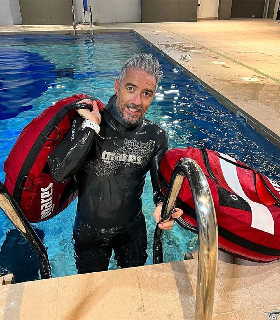 Juandi Alcázar, el buceador que transmitir su pasión a las 'celebrities' en 'El Desafío'