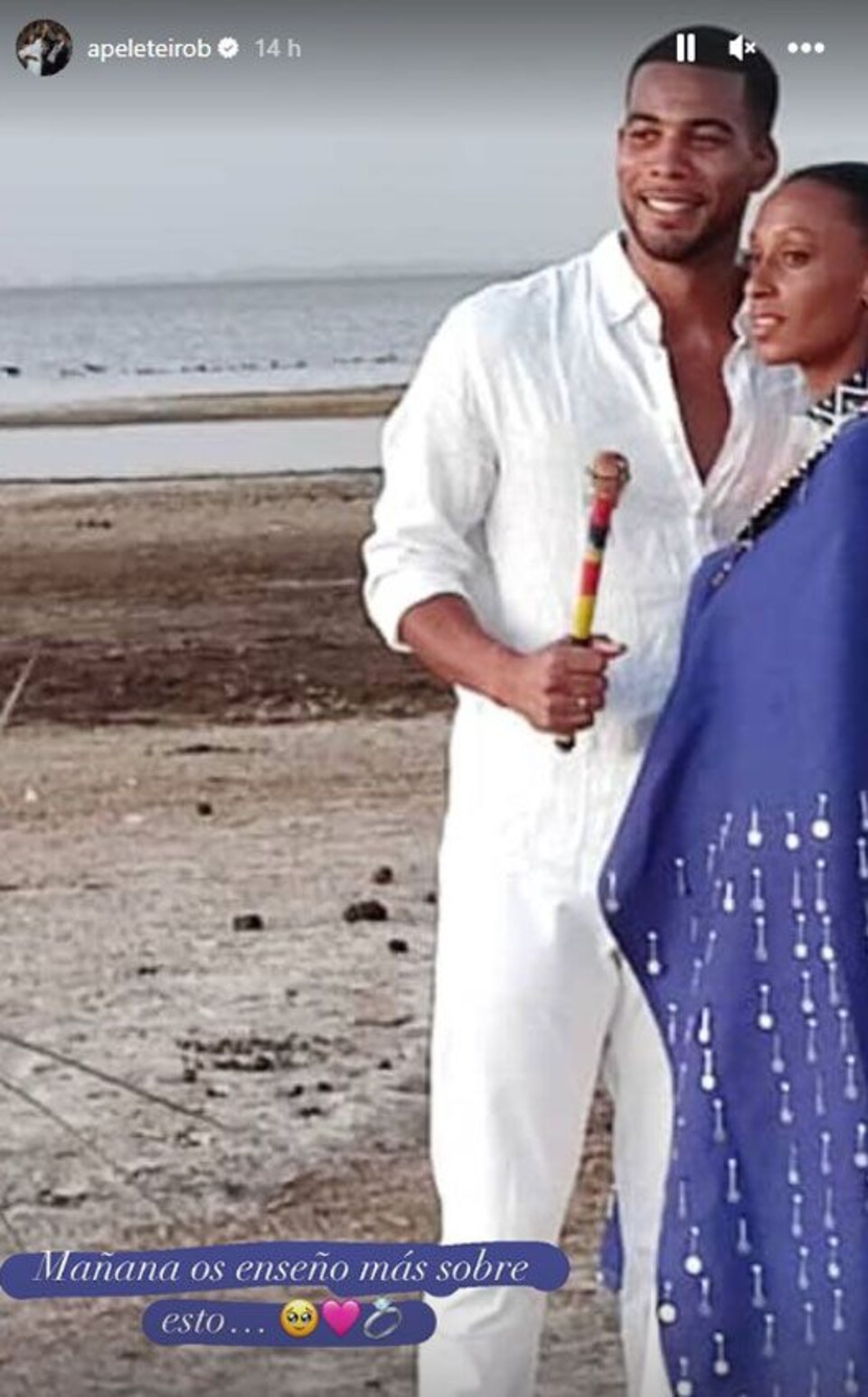 La segunda boda de Ana Peleteiro y Benjamin Compaoré por el rito masái