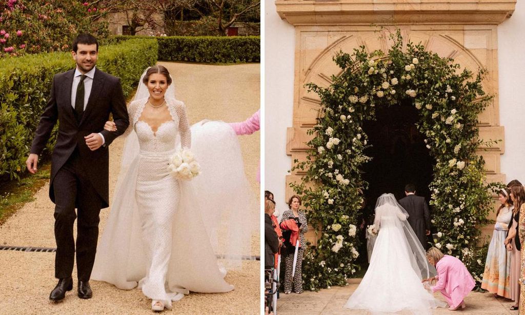 La elegante boda de Carmen Ballesteros Botín y Juan Diego García, en ...