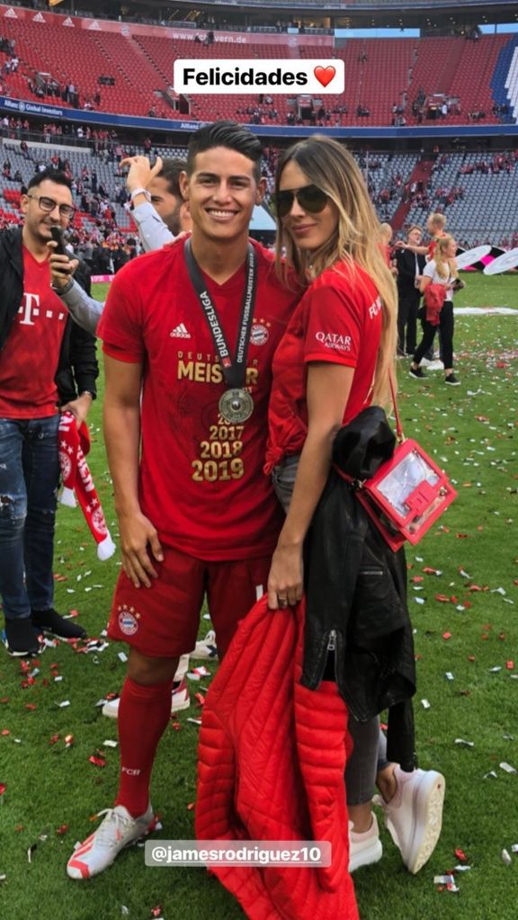 James Rodríguez y Luisa Duque confirman su romance con un beso | ¡HOLA!