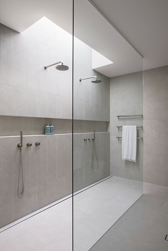 Duchas compartidas: estos ejemplos son para dos