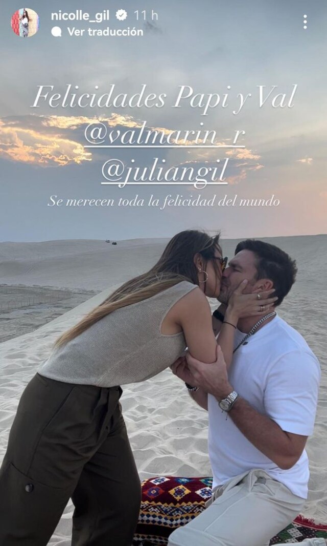 Julián Gil y Valeria Marín se comprometen en Catar | ¡HOLA!