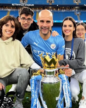 Así son la mujer y los tres hijos de Pep Guardiola, su gran apoyo en ...