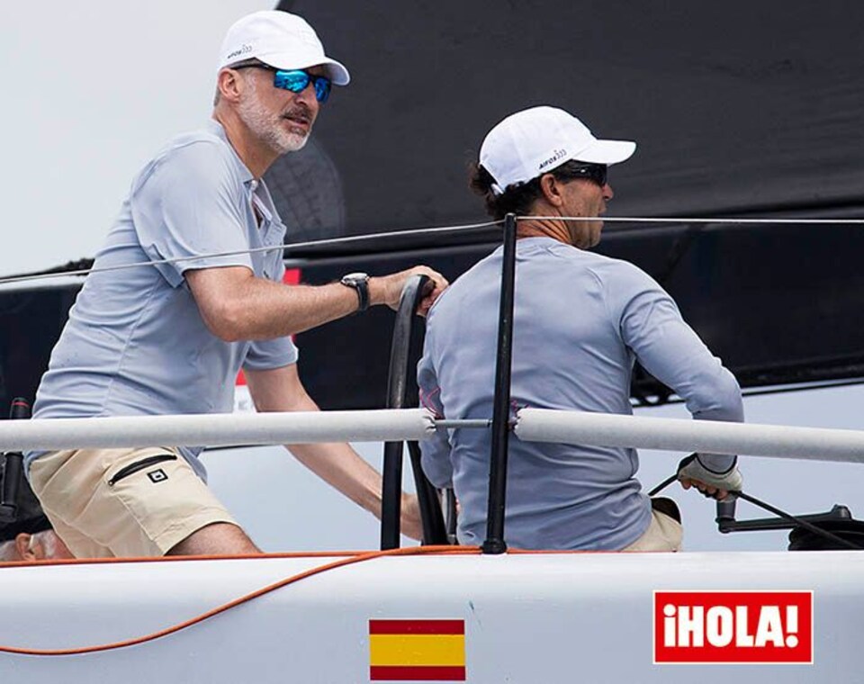 Felipe VI vuelve a bordo del Aifos 500 para competir en la Copa del Rey ...