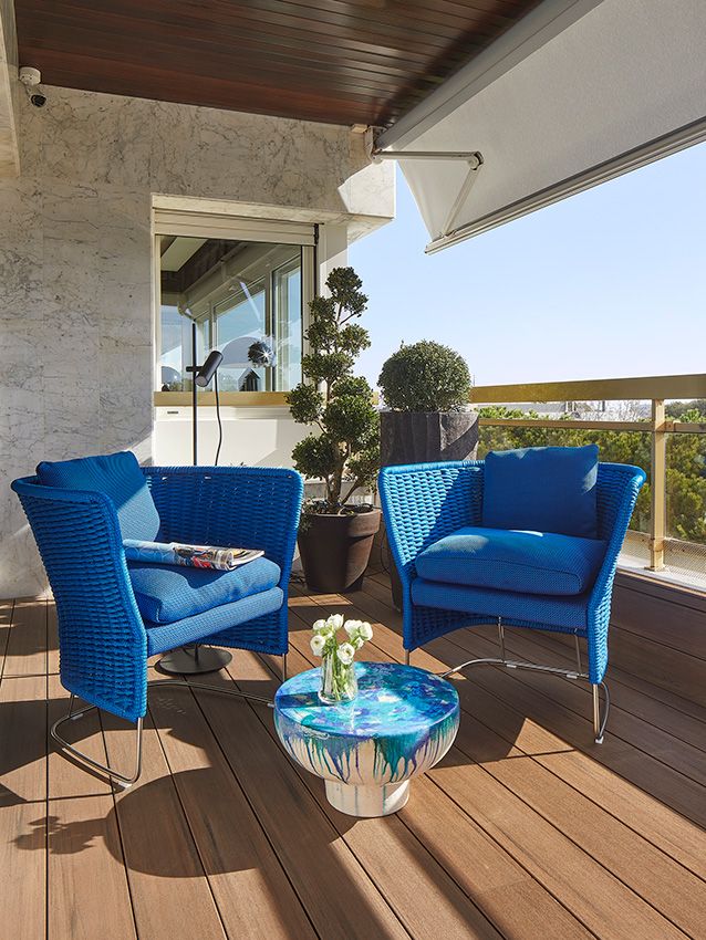 Reaparece el color azul mediterráneo como tendencia decorativa