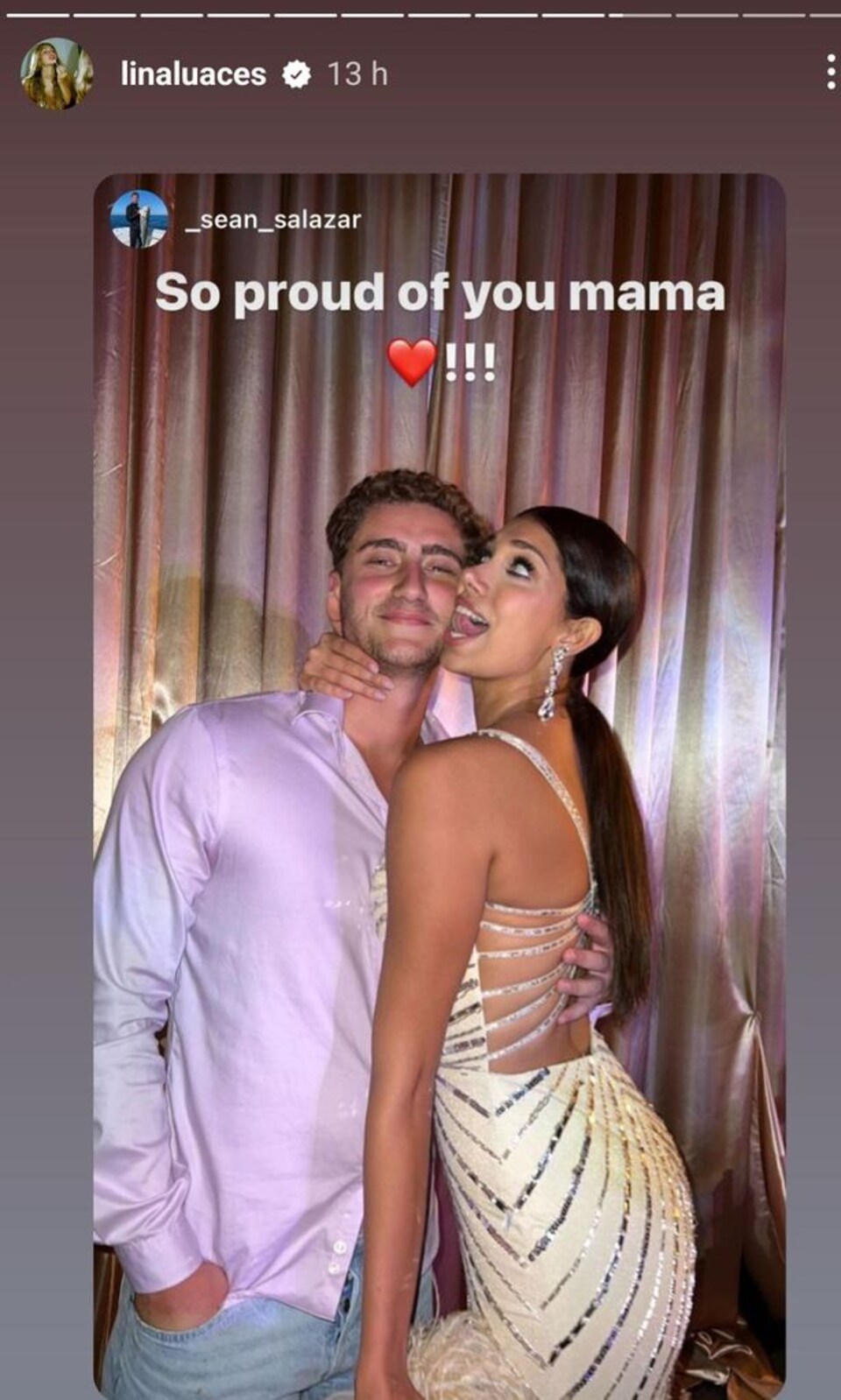 Lina Luaces comparte un romántico momento junto a su novio | ¡HOLA!