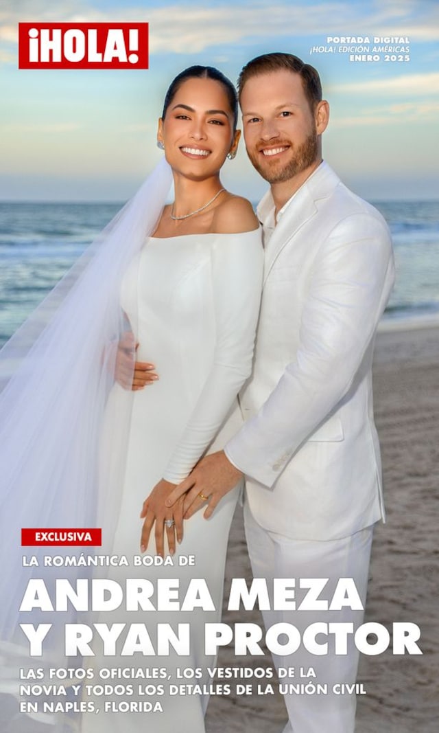 La romántica boda de la ex Miss Universo, Andrea Meza, y Ryan Proctor ...