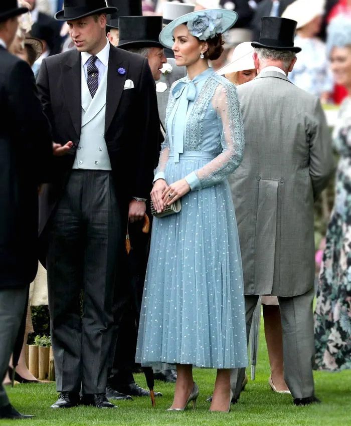 Kate Middleton deslumbra con transparencias en la fiesta del jardín de ...