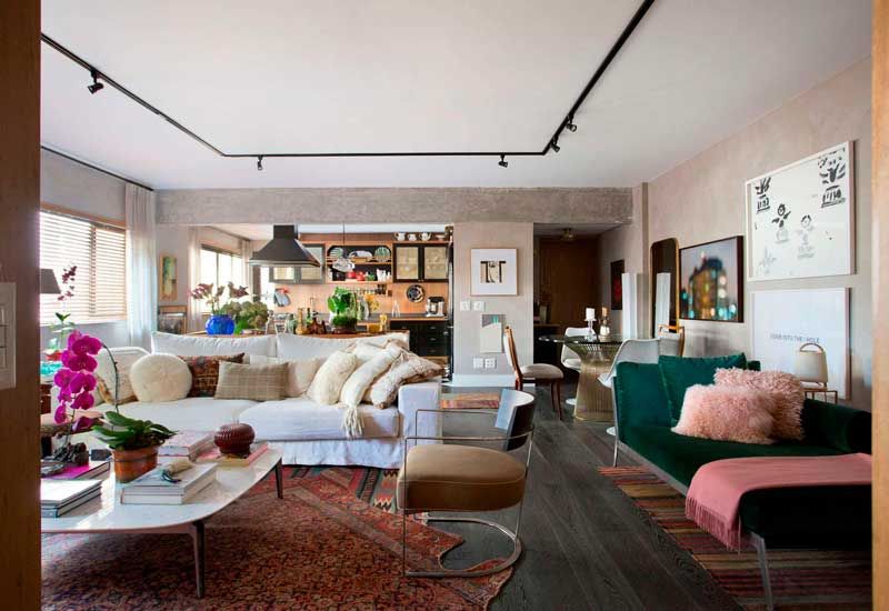 Una decoración de interiores ‘vintage’ y estilo ecléctico llena de ...