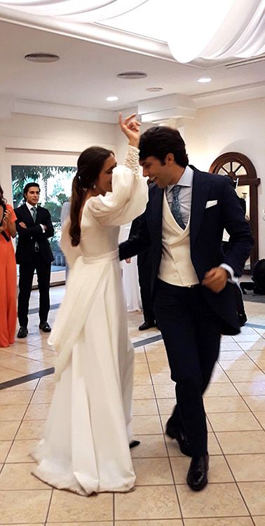 Marta, la novia de los 76.000 seguidores que apostó por un vestido ...