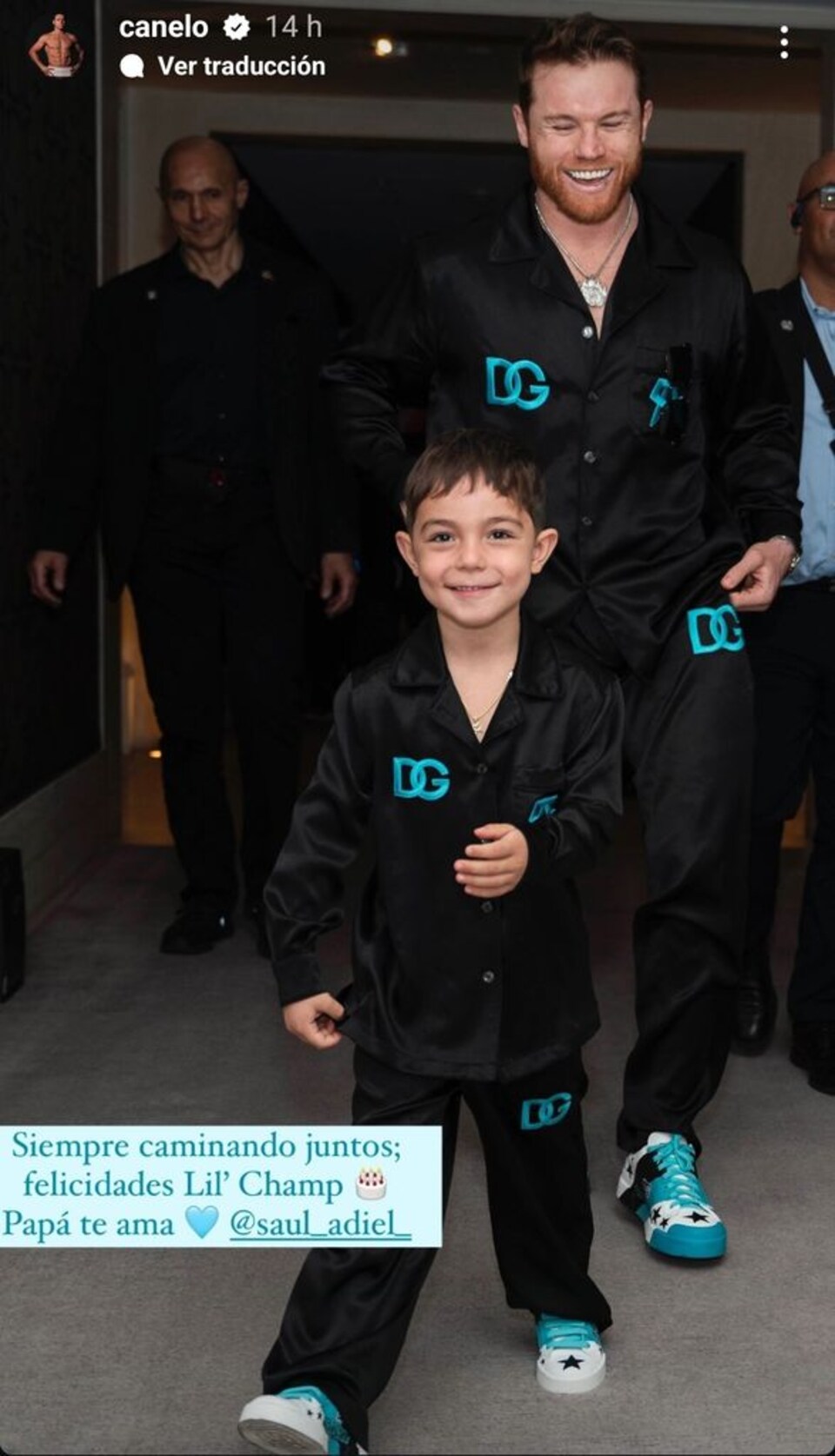 Saúl ‘Canelo’ Álvarez celebra los 6 años de su pequeño Saúl Adiel | ¡HOLA!