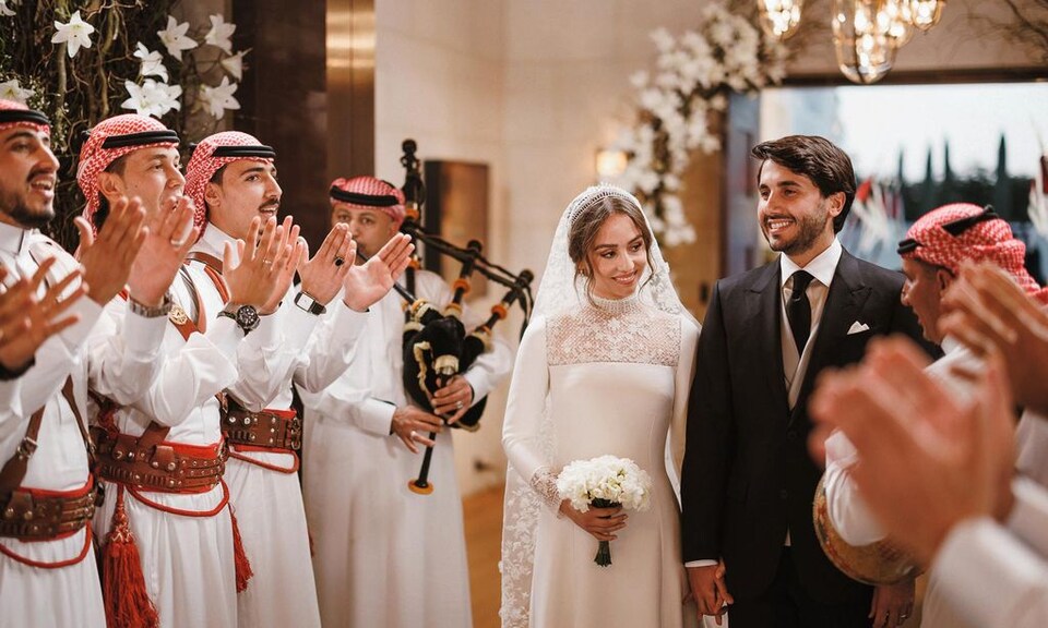 La espectacular boda real de Iman de Jordania y Jameel Alexander