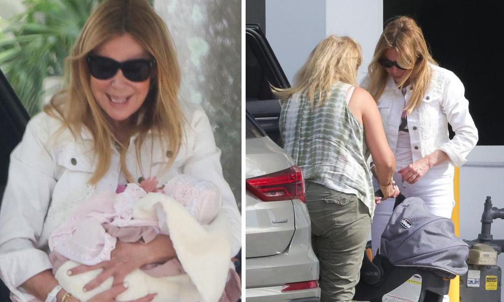 Ana Obregón: su felicidad al salir del hospital con su bebé