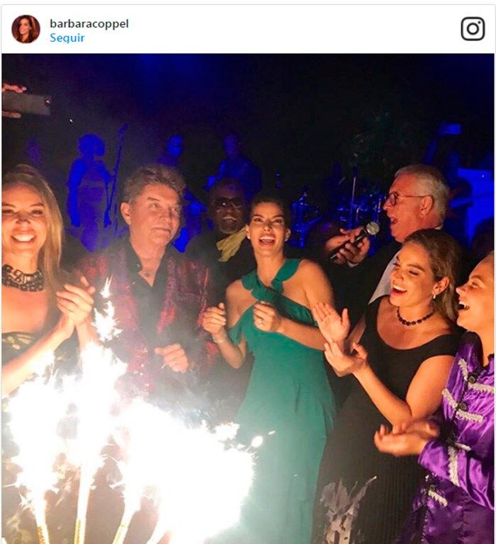 Bárbara Coppel, en la espectacular fiesta de cumpleaños de su papá | ¡HOLA!