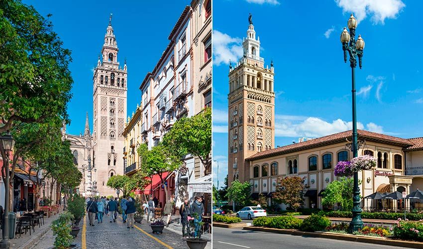 Monumentos españoles que se han replicado por el mundo