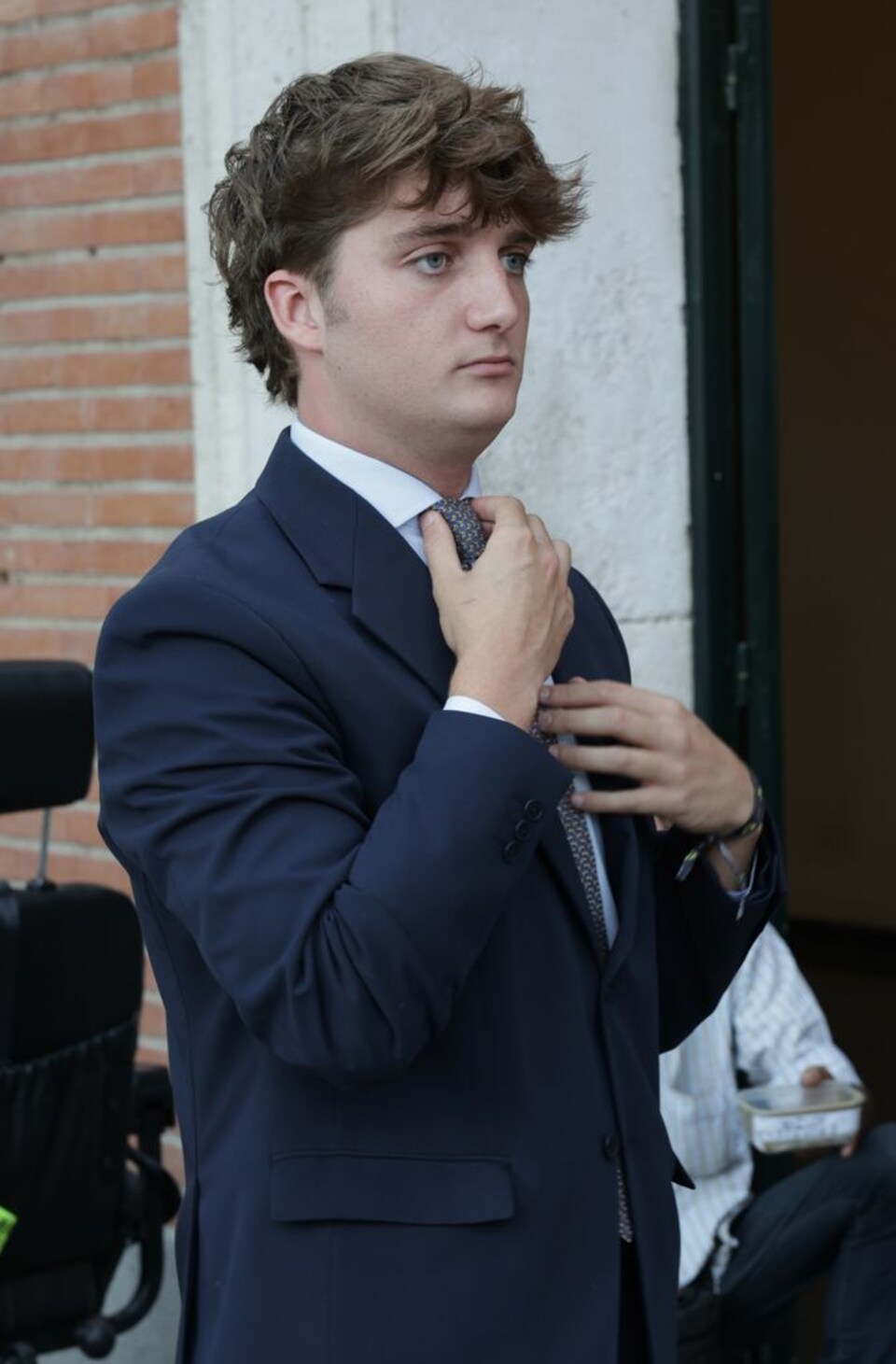 Natalia Álvarez acompaña a su exmarido, Rafi Camino, y a su hijo en un ...