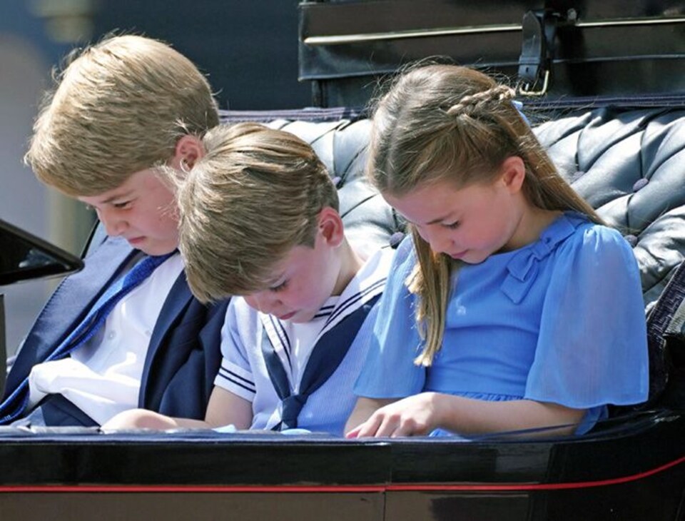 George, Charlotte y Louis de Cambridge toman protagonismo en la Corona ...