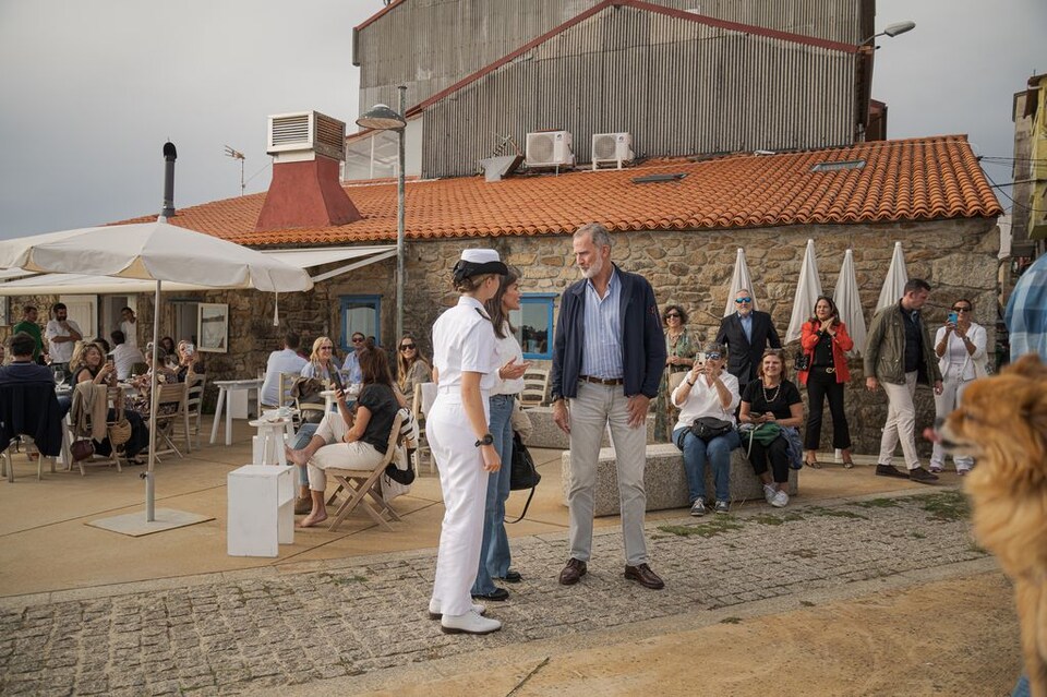 Las imágenes de la princesa Leonor y los Reyes durante su plan familiar ...