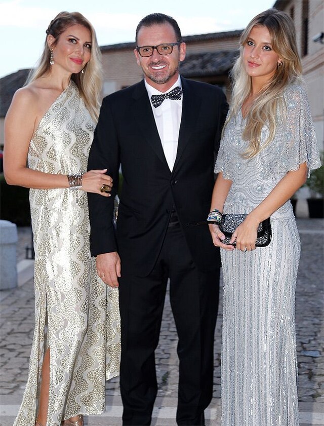 Pedja Mijatovic, un padre orgulloso con su hija Lola