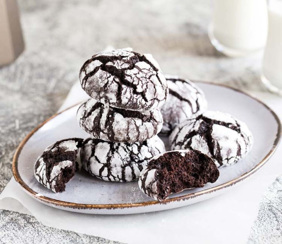 Cómo hacer galletas craqueladas o 'crinkles'