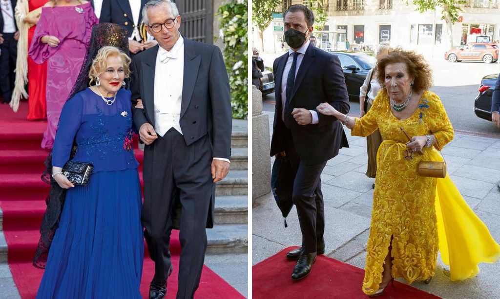 Los duques de Huéscar en la gran boda que ha unido a dos imperios ...