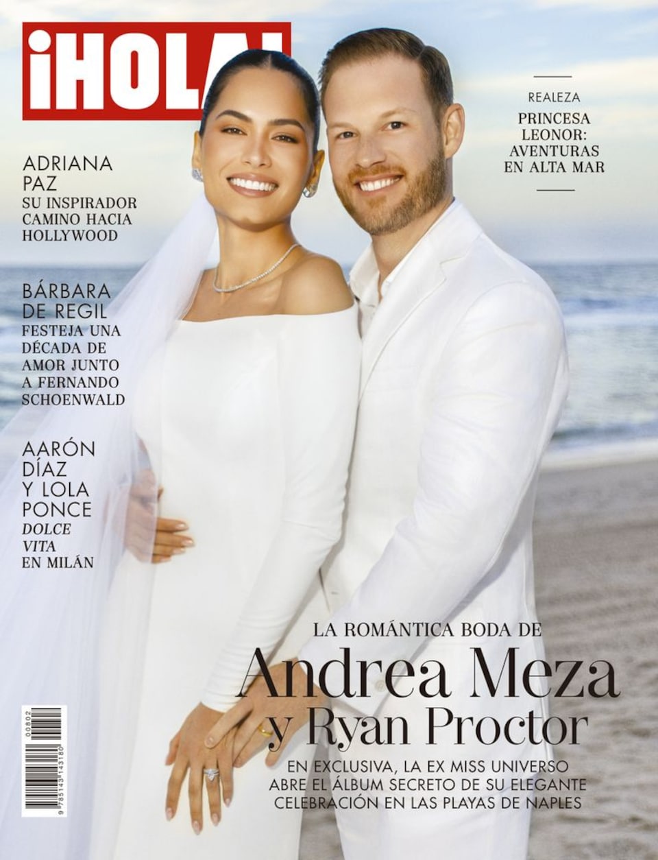 En ¡HOLA!, la romántica boda de Andrea Meza y Ryan Proctor | ¡HOLA!