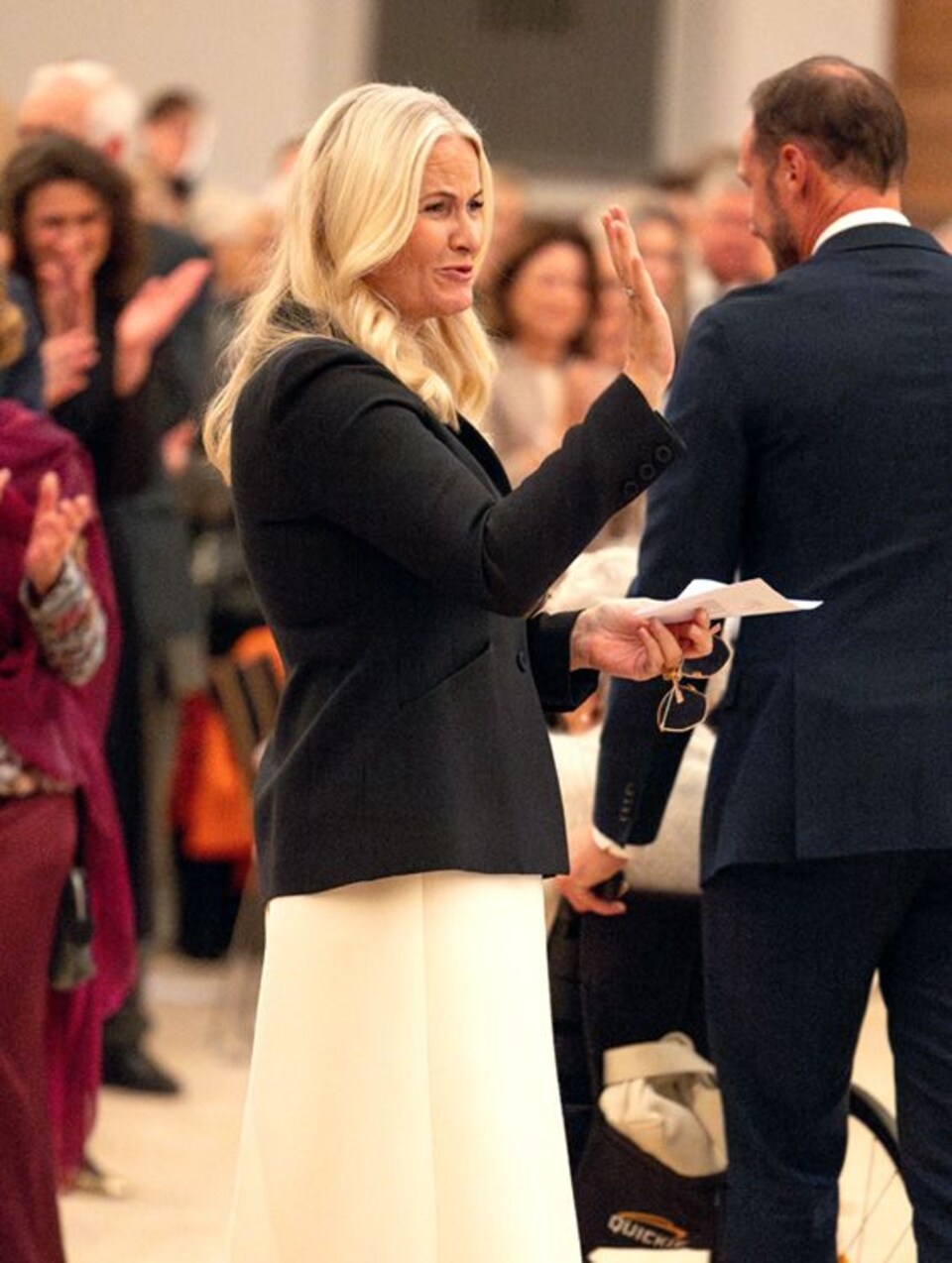 Mette-Marit de Noruega reaparece tras sus problemas de salud