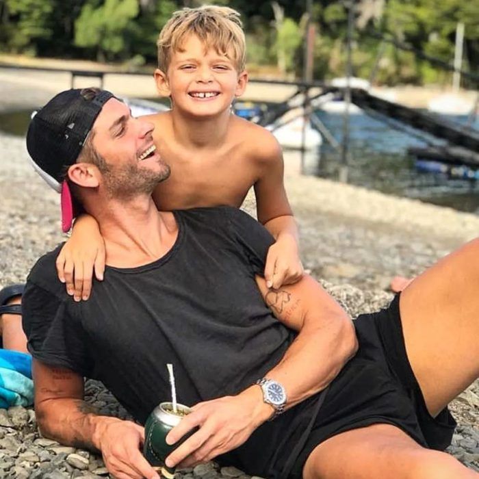 Horacio Pancheri y la emotiva despedida de su hijo Benicio antes de ...