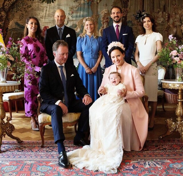 El primo del rey Federico bautiza a su segunda hija, nacida por ...