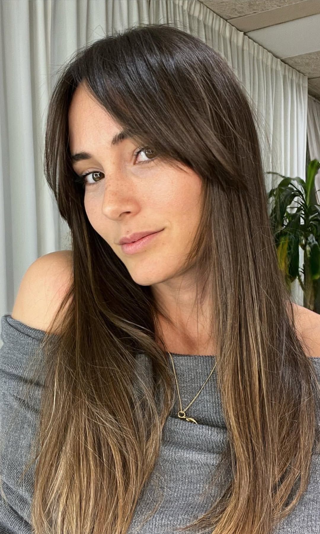 Flequillo mariposa: ideal para todos los rostros