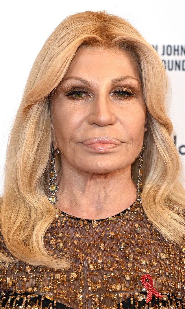 Las imágenes de Donatella Versace de las que todo el mundo habla: así ...
