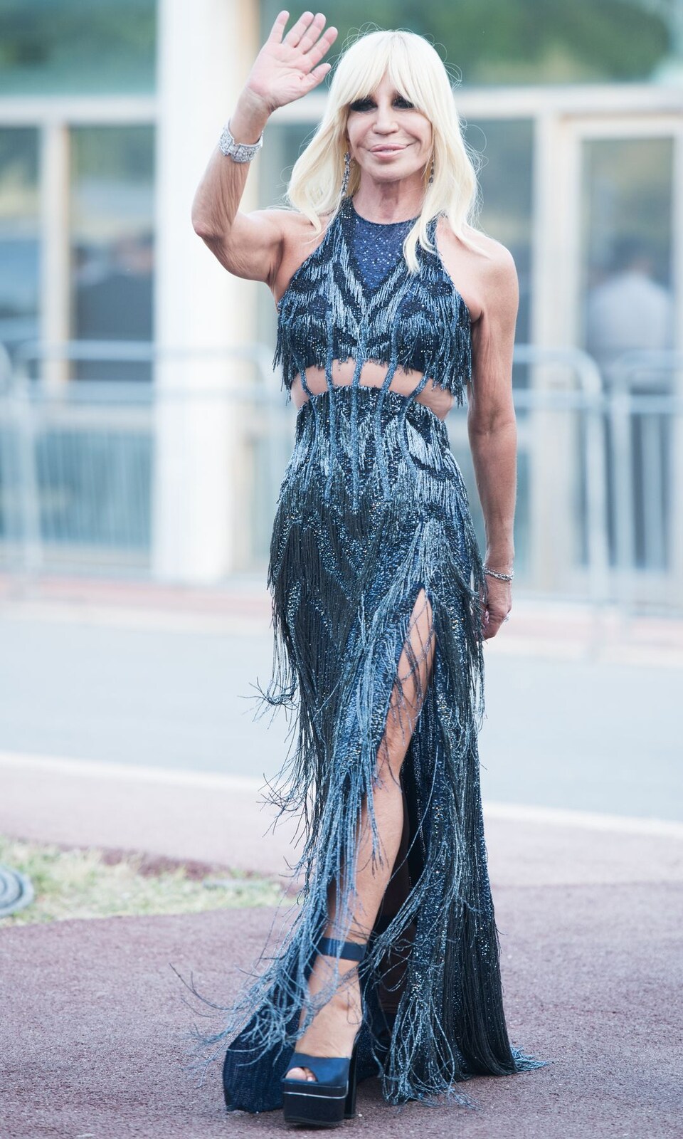 Las imágenes de Donatella Versace de las que todo el mundo habla: así ...