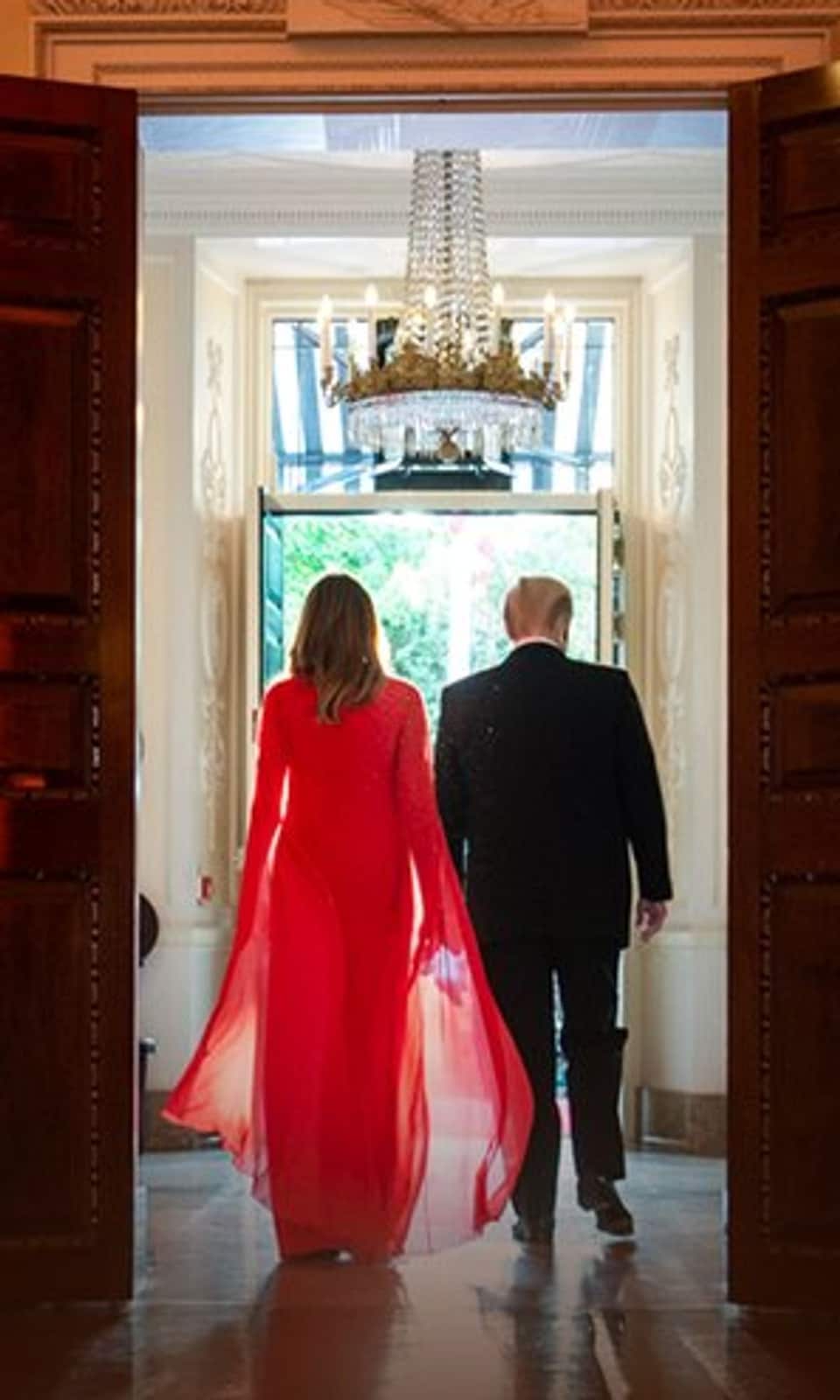 Las fotografías exclusivas de la boda de Donald y Melania Trump en el día de su aniversario
