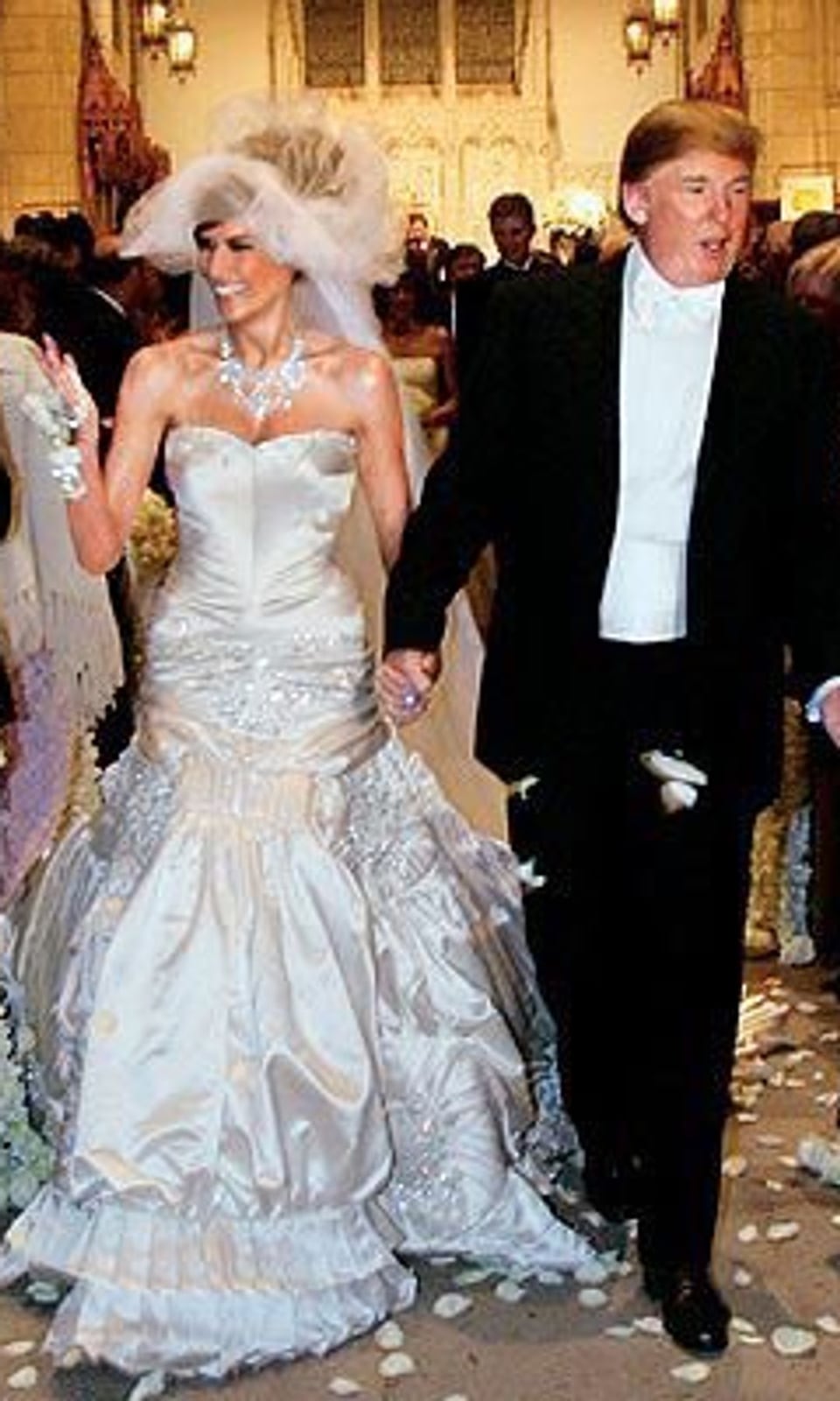 Las fotografías exclusivas de la boda de Donald y Melania Trump en el día de su aniversario