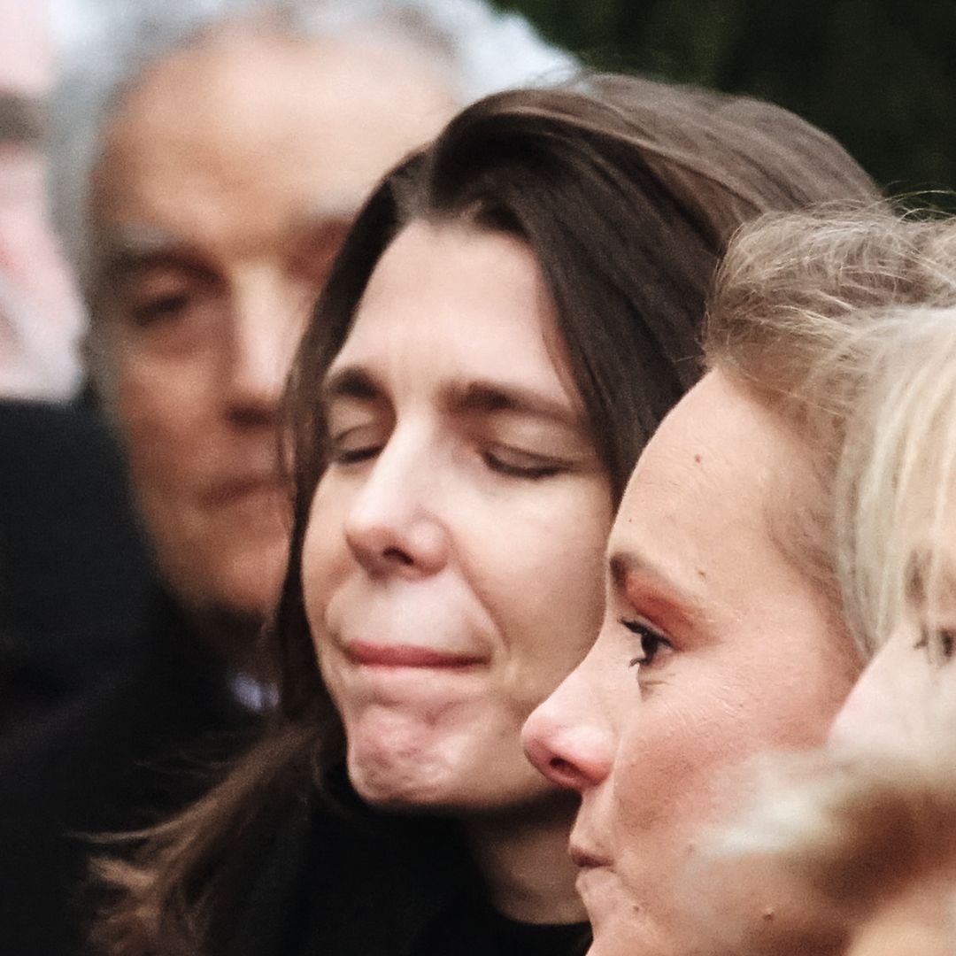 Carolina de Mónaco y sus hijos: el rostro del dolor y la tristeza en el ...
