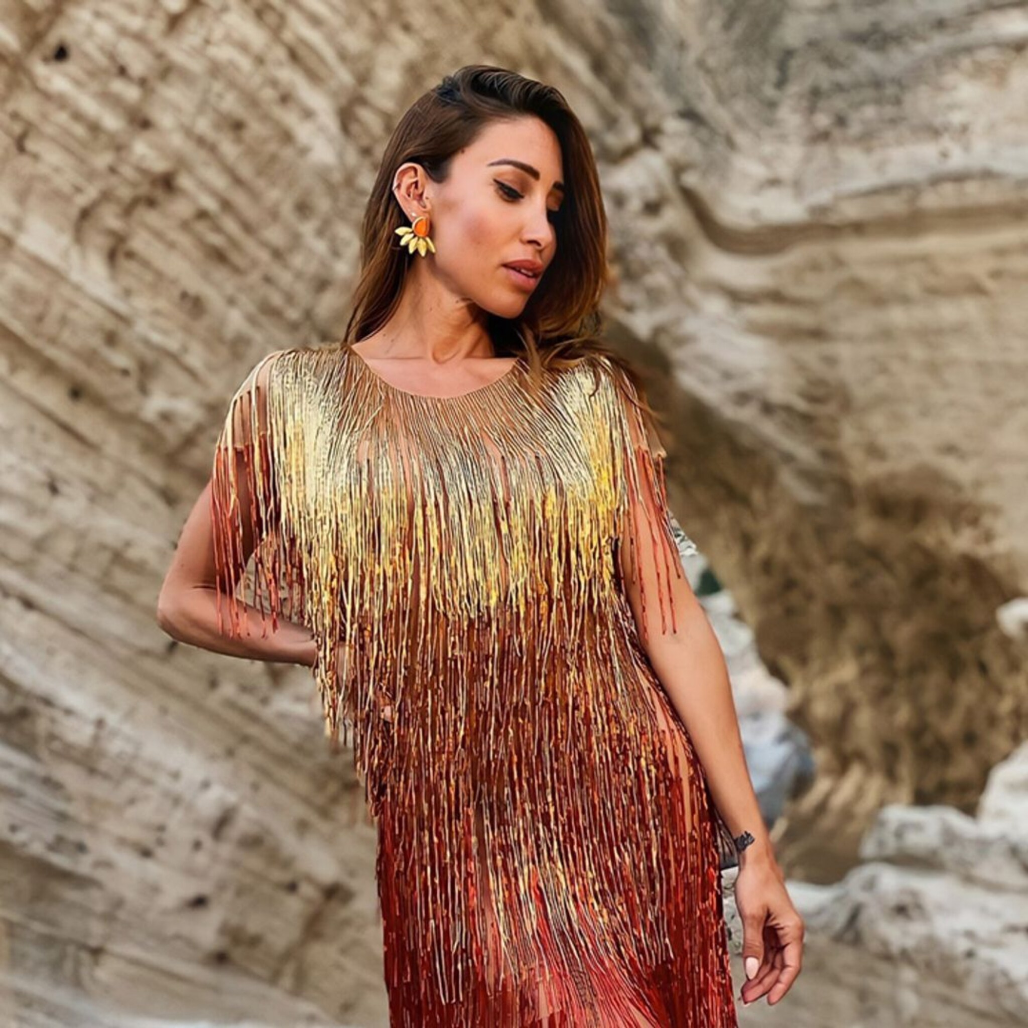 Hablamos con el diseñador Javier Osorio y sus vestidos de cristales que ...