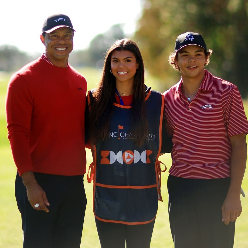 Tiger Woods se refugia en sus hijos de 17 y 15 años tras la muerte de ...
