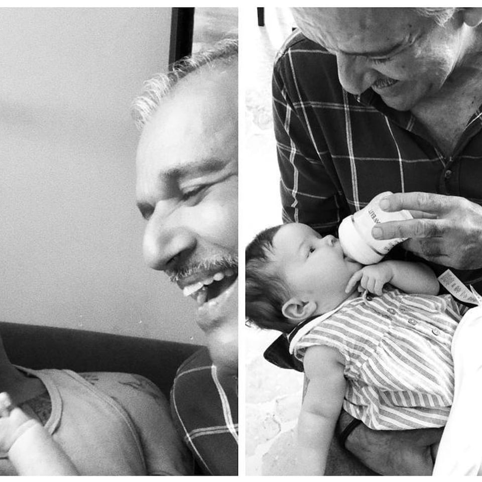 La faceta más tierna del papá de Ricky Martin como abuelito | ¡HOLA!