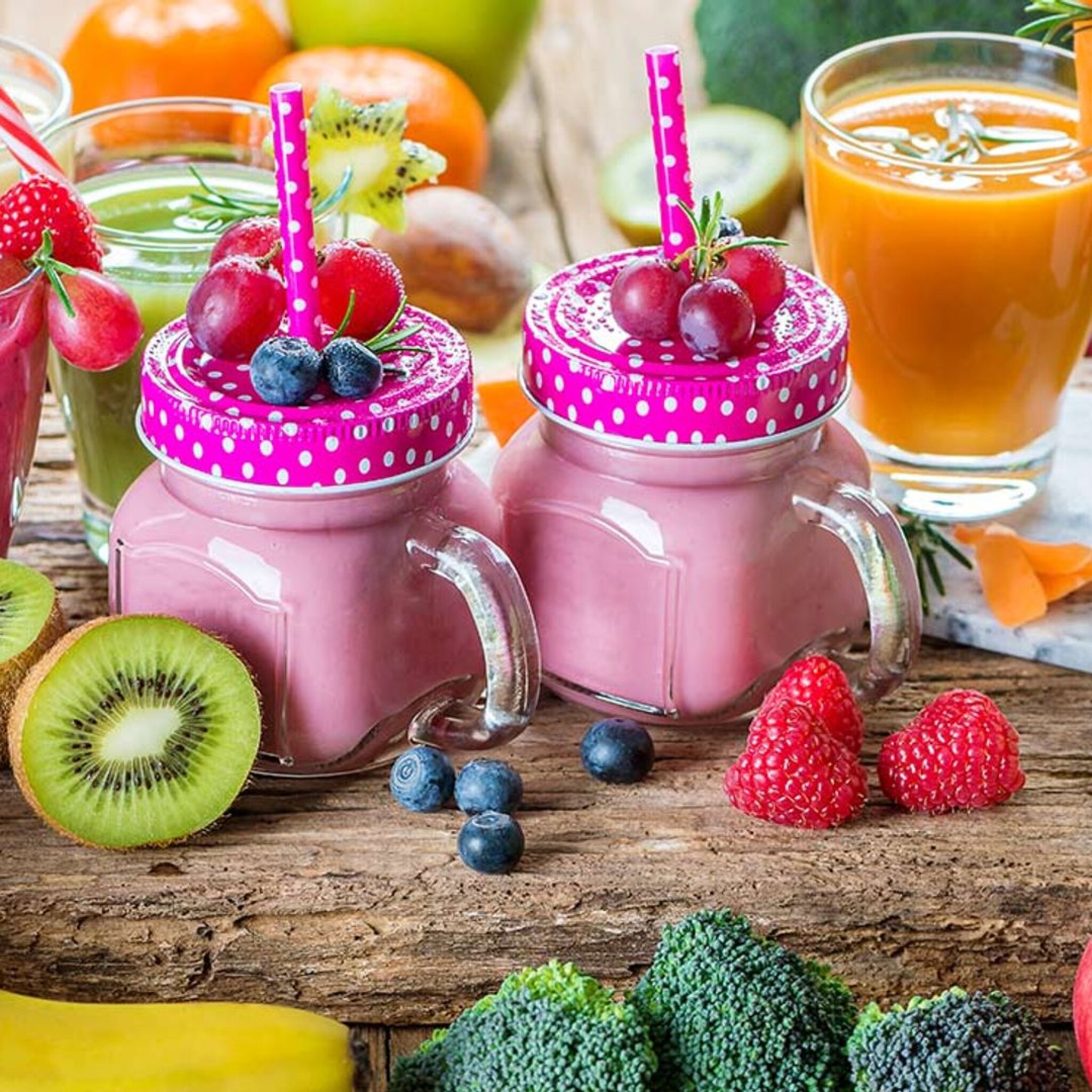 Batidos, zumos, refrescos, 'smoothies' y otras bebidas veraniegas